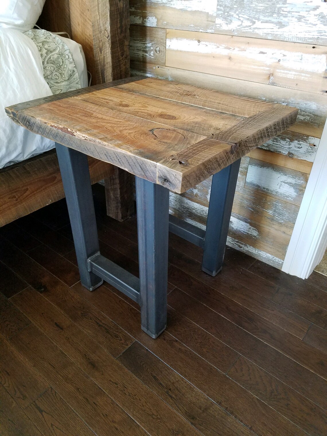 Reclaimed Rustic Night Stands or End Tables - Etsy