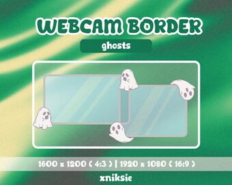 Spooky Polaroid, Stream Webcam Border, Game Capture Frame, Twitch ...