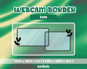 Spooky Polaroid, Stream Webcam Border, Game Capture Frame, Twitch ...