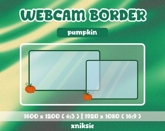 Blueberry Stream Webcam Border, Game Capture Frame, Twitch Fruit Theme ...