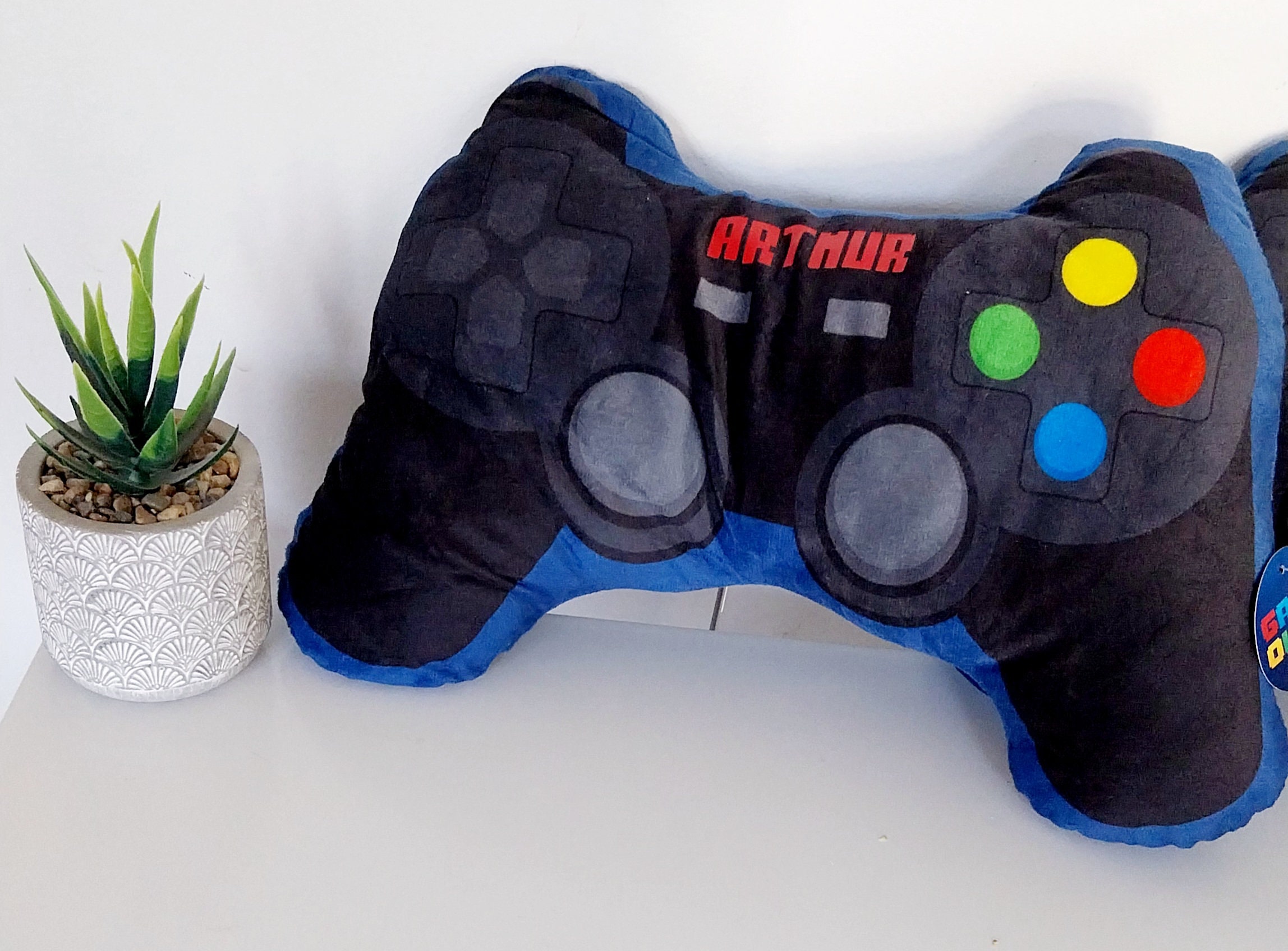 Personalised Gamer Cushion, Computer Controller Cushion, Custom Made ...