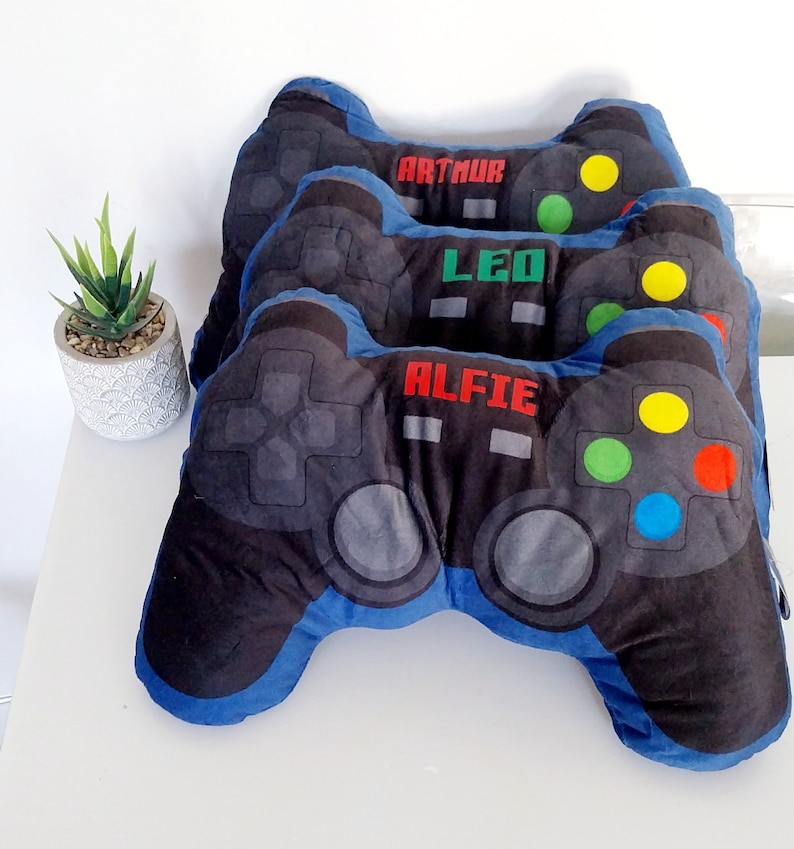 Personalised Gamer Cushion, Computer Controller Cushion, Custom Made ...