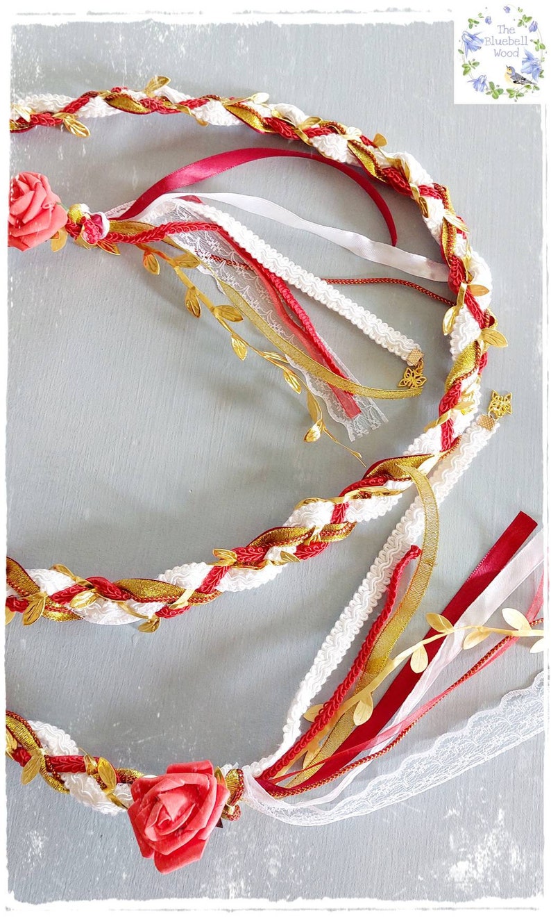 Handfasting Cord / Handfasting Cords / Wedding / Regency / Red - Etsy