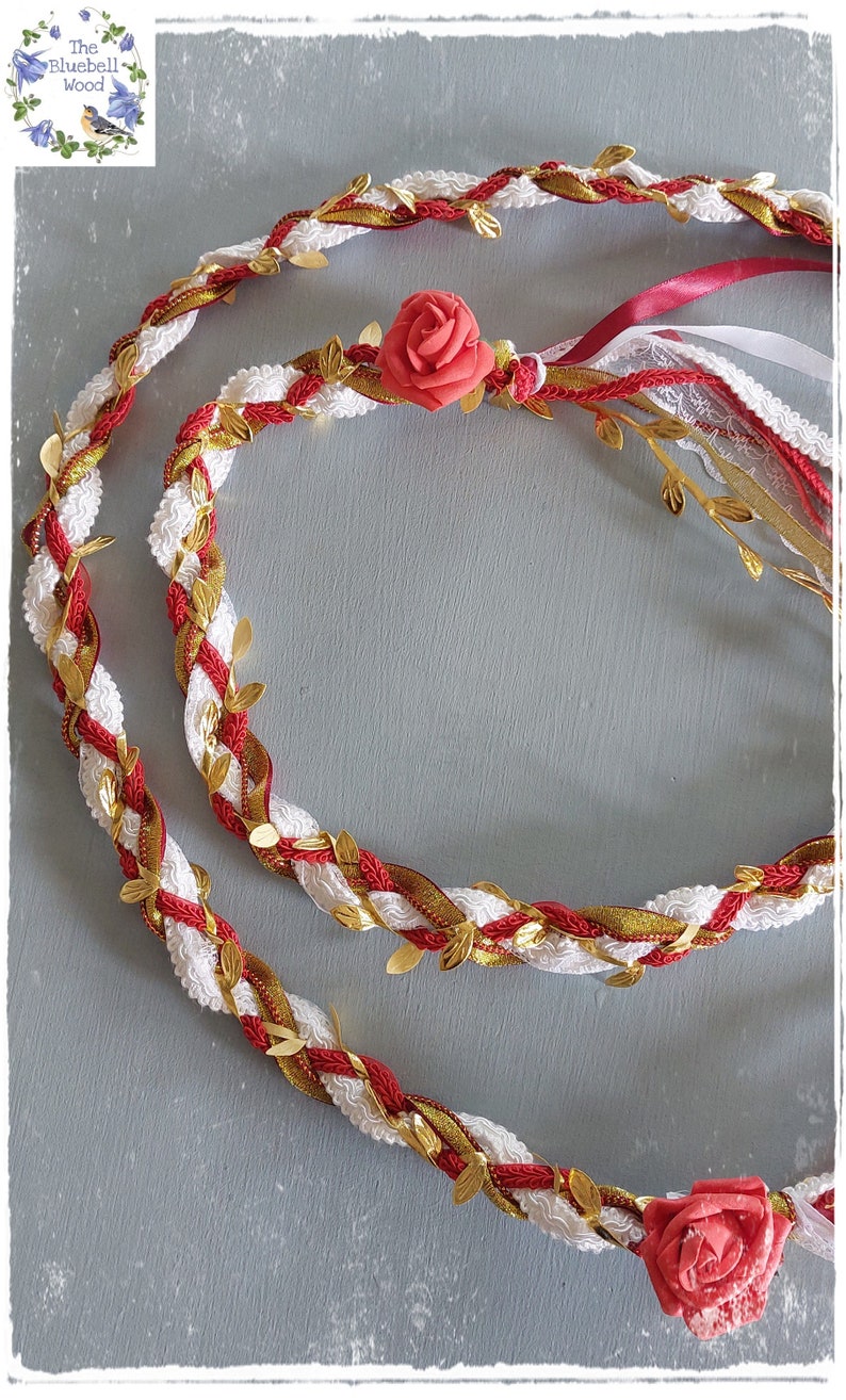 Handfasting Cord / Handfasting Cords / Wedding / Regency / Red | Etsy