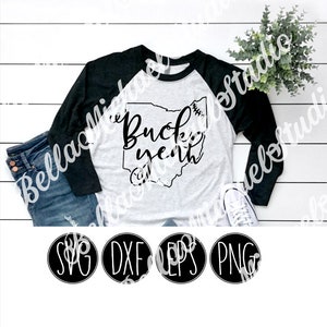 Buck Yeah Script in Ohio Football - .svg .png .pdf .eps .dxf - Instant ...