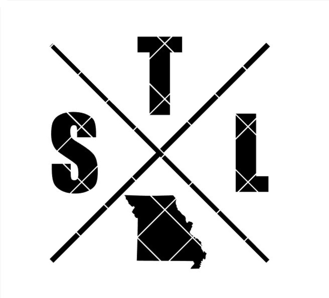 STL Saint Louis - .svg .png .pdf .eps .dxf - Instant Download - Cut ...