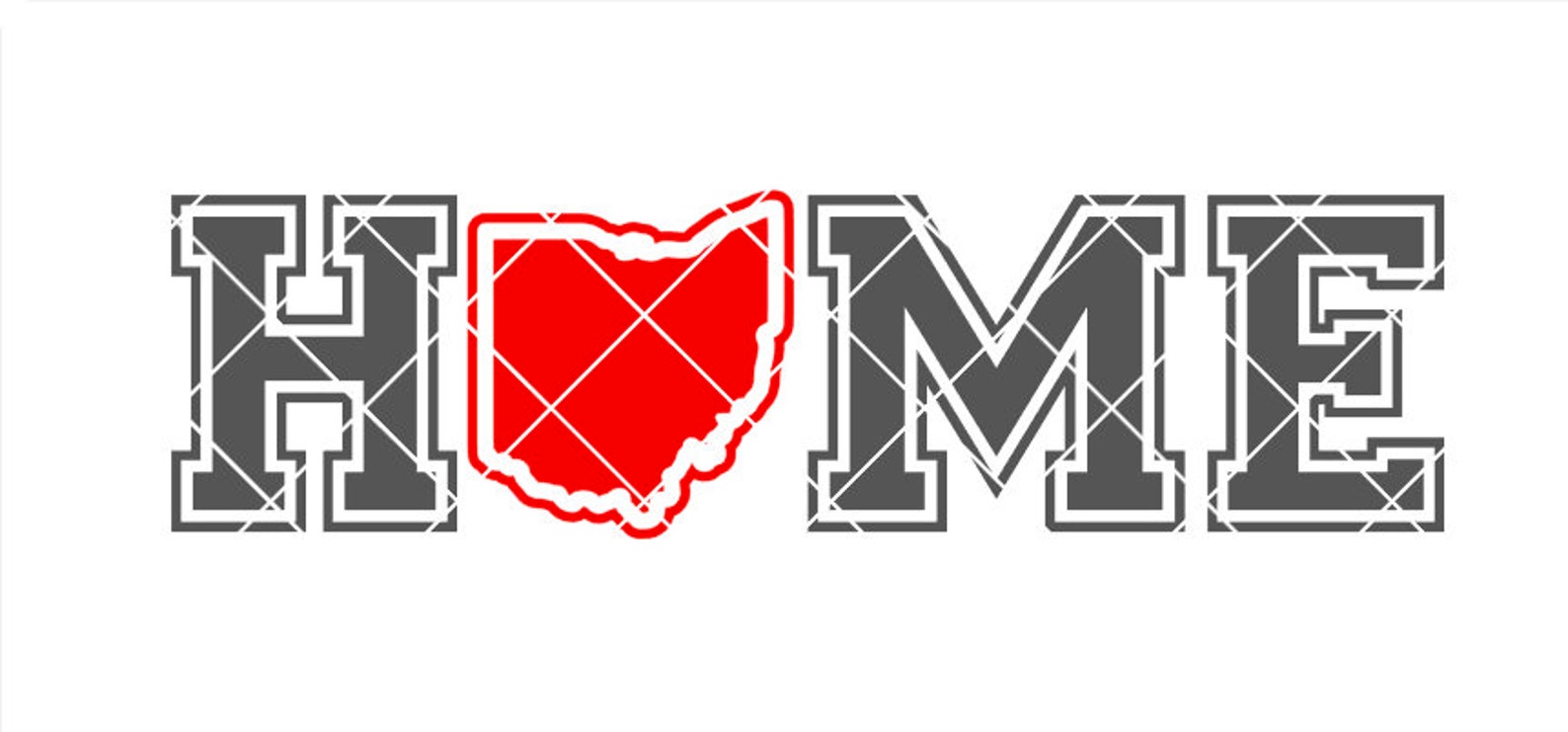 Home OHIO .svg .png .pdf .eps .dxf Instant Download Cut | Etsy
