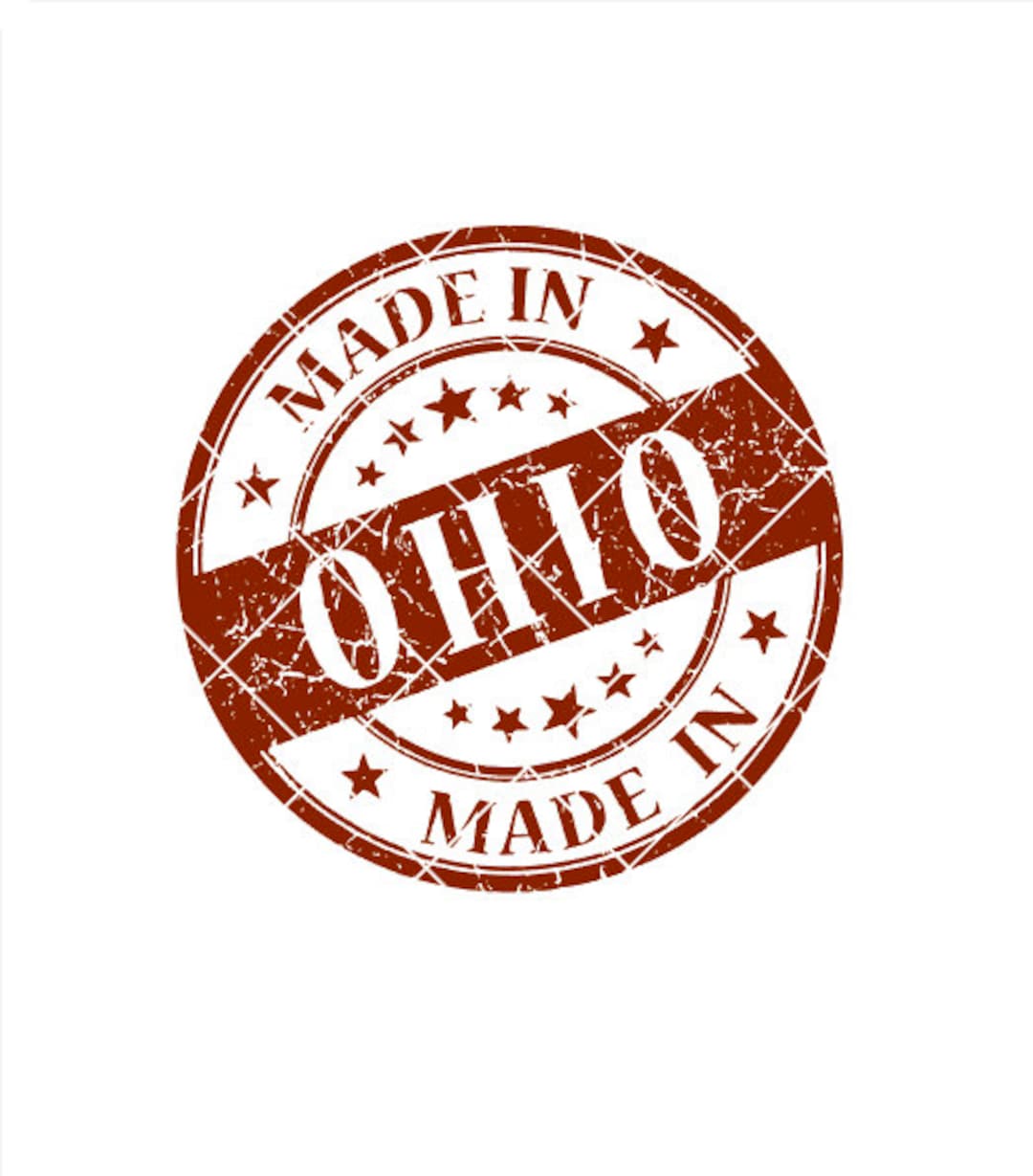 Made in Ohio Stamp - .svg .png .pdf .eps .dxf - Instant Download - Cut ...