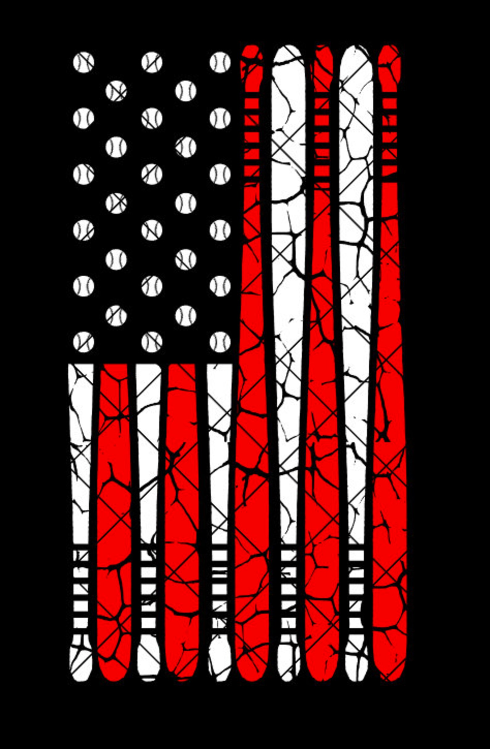 Baseball Bat Flag - .svg .png .pdf .eps .dxf - Instant Download - Cut ...