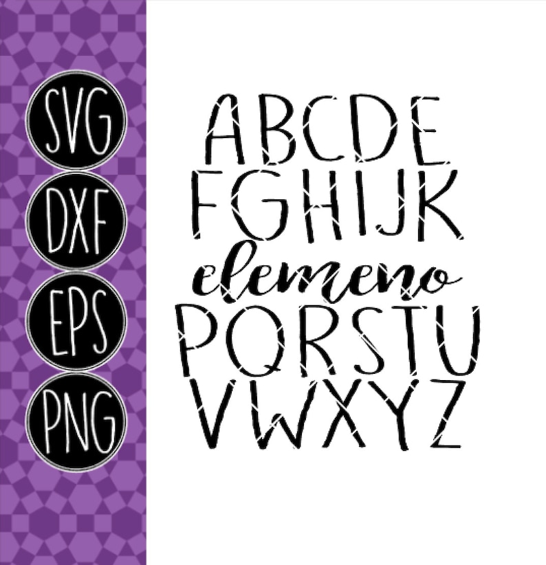 ABC Elemeno .svg .png .pdf .eps .dxf Instant Download - Etsy