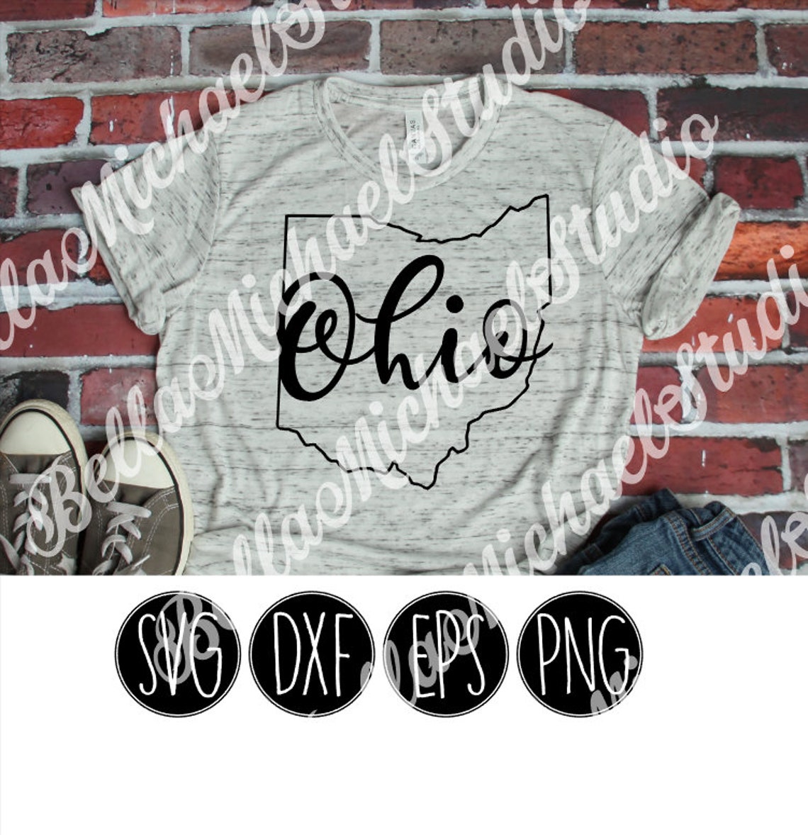 Ohio in Script State .svg .png .pdf .eps .dxf Instant | Etsy
