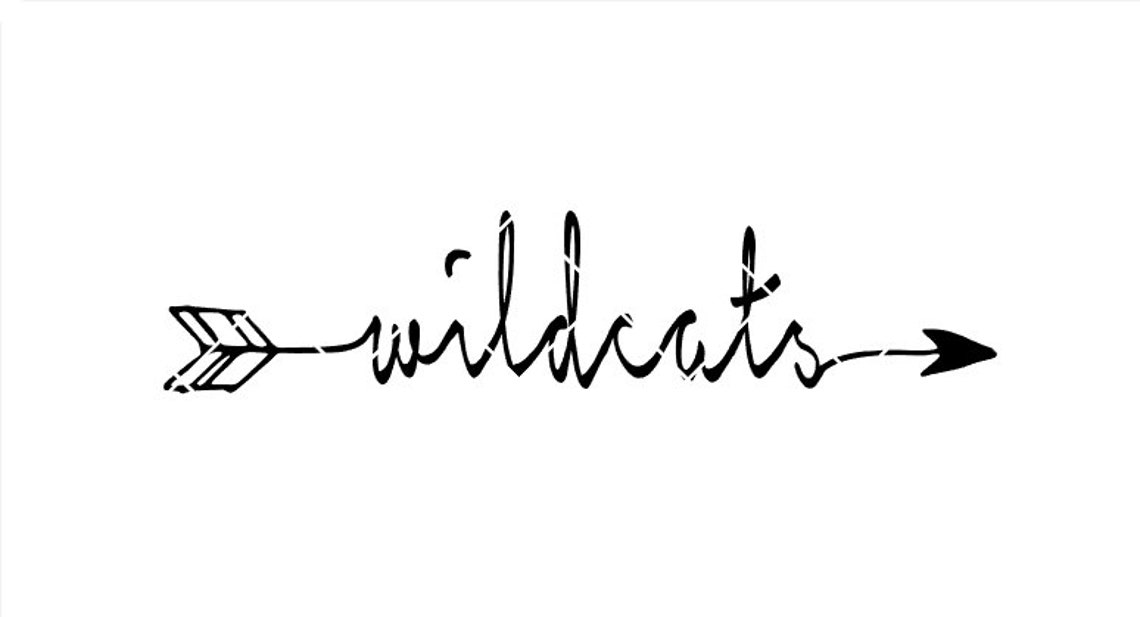 Wildcats Arrow .svg .png .pdf .eps .dxf Instant Download - Etsy