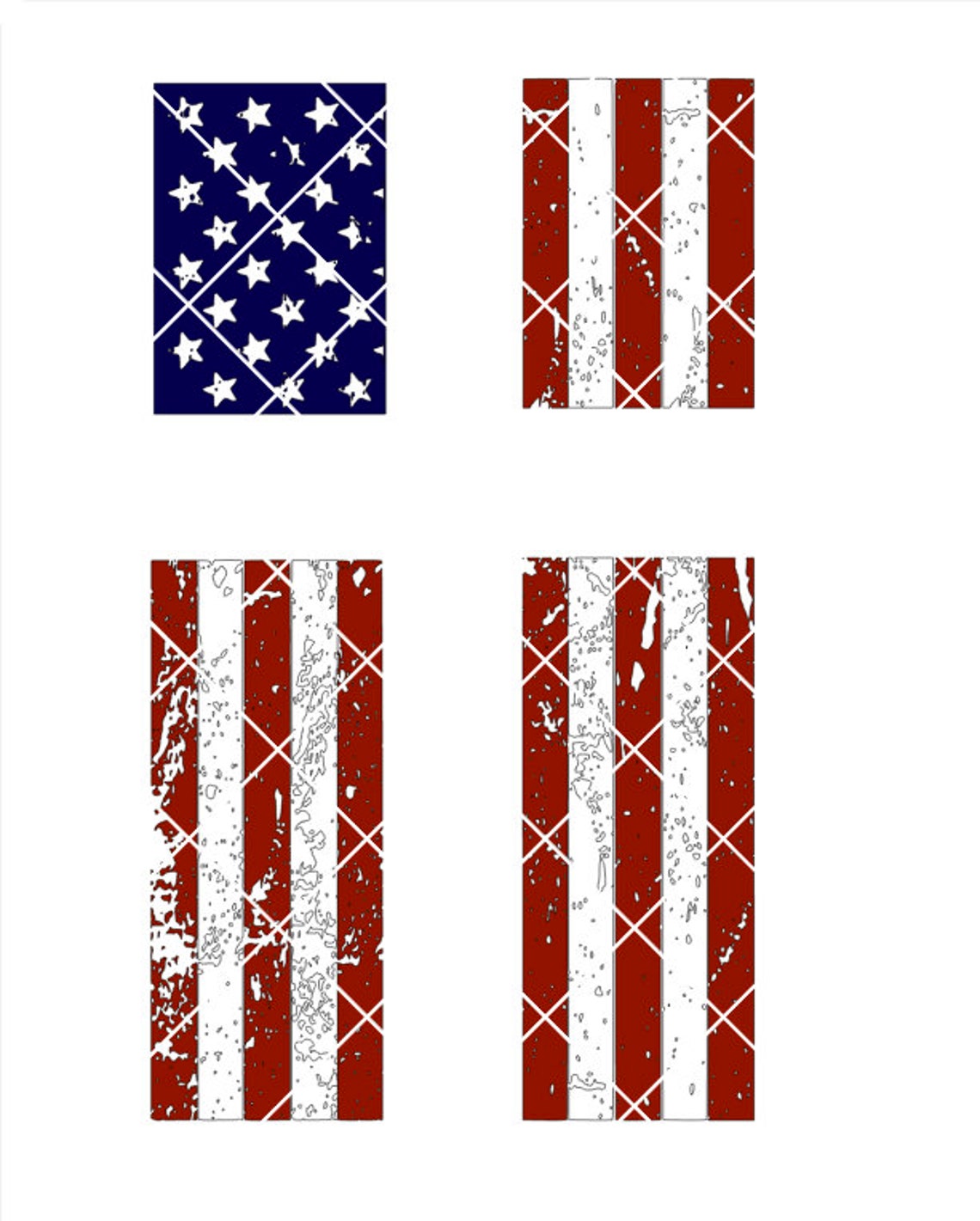 Flag Cross Distressed .svg .png .pdf .eps .dxf Instant - Etsy
