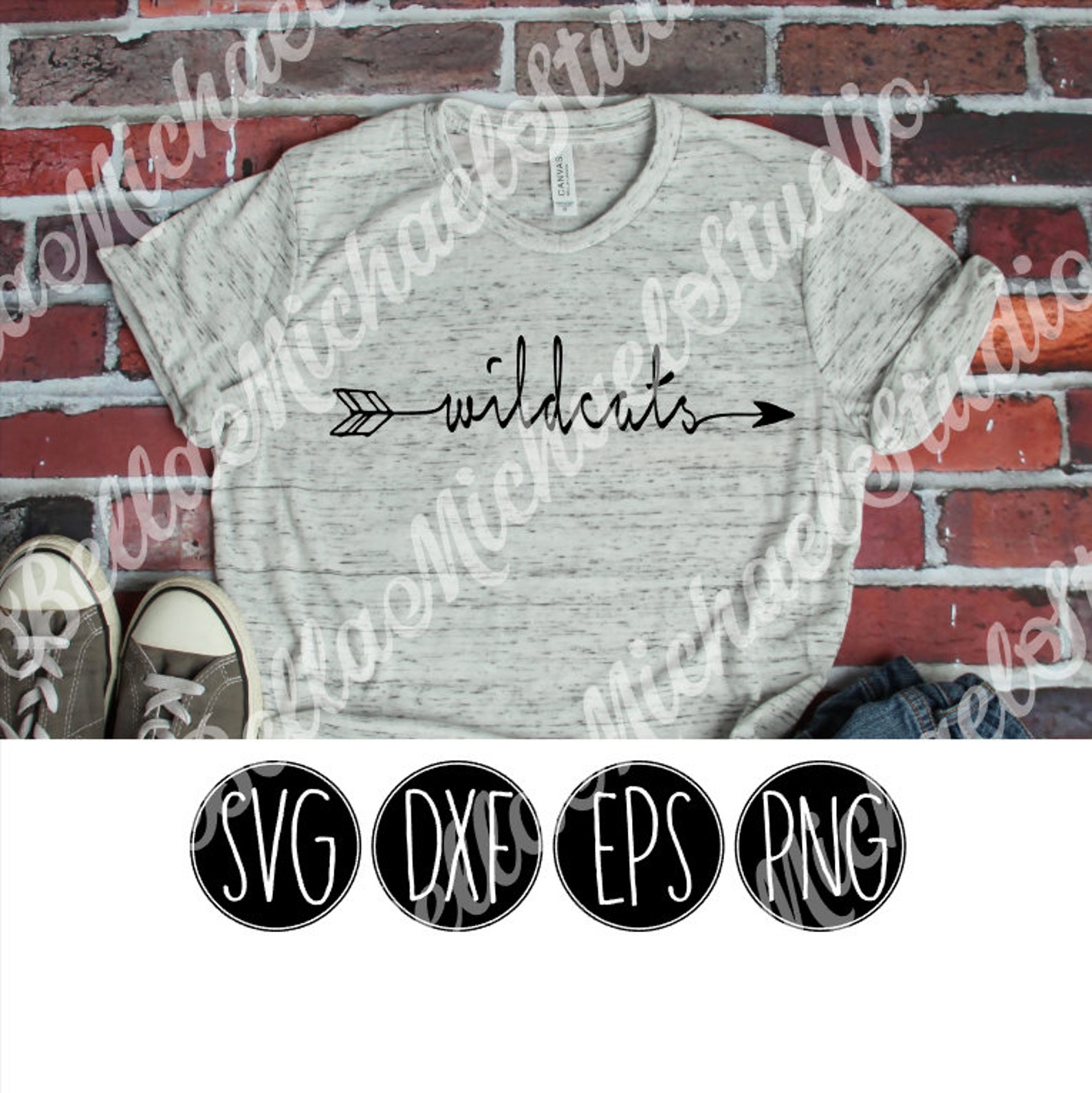 Wildcats Arrow .svg .png .pdf .eps .dxf Instant Download - Etsy