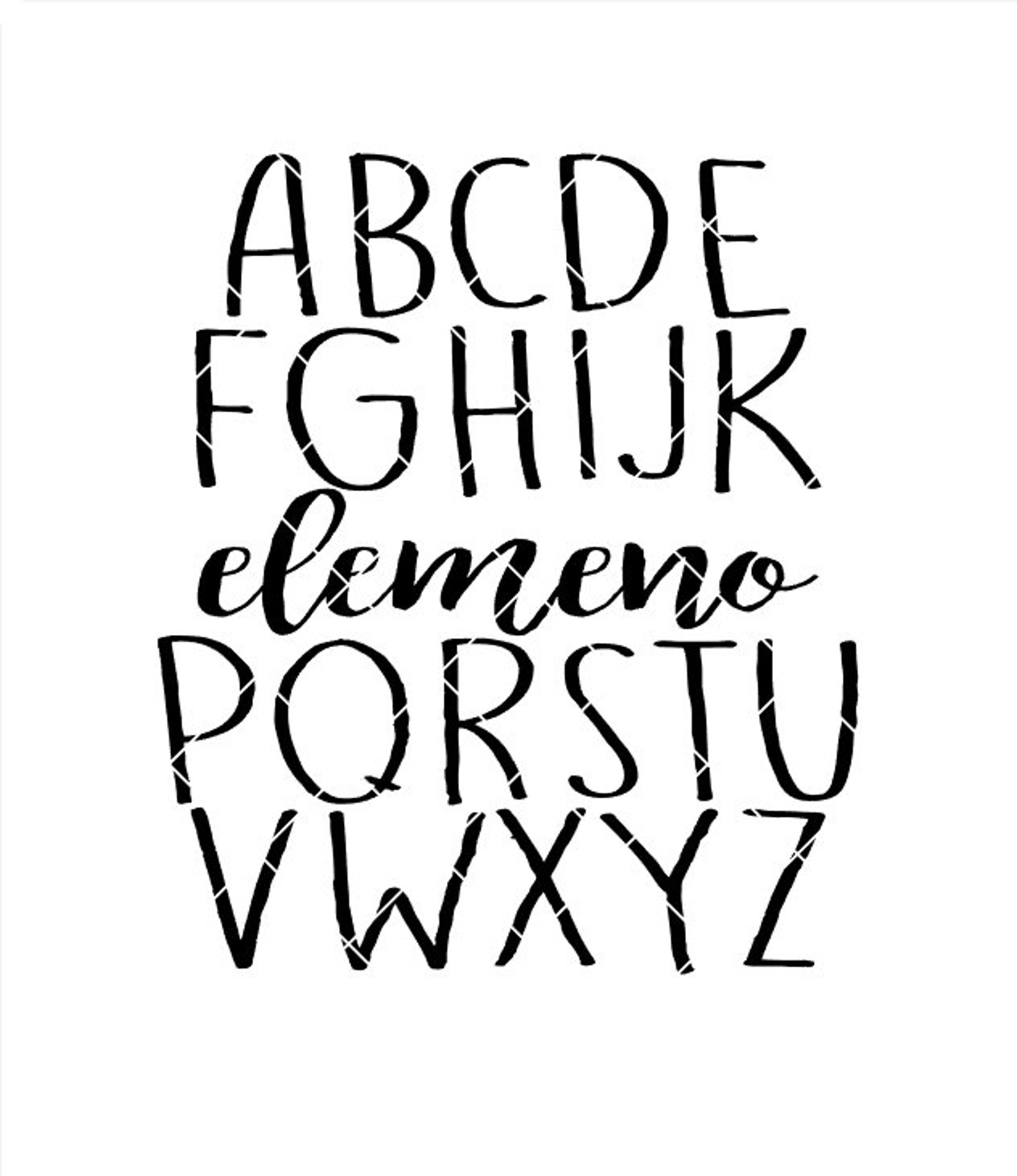 ABC Elemeno .svg .png .pdf .eps .dxf Instant Download - Etsy