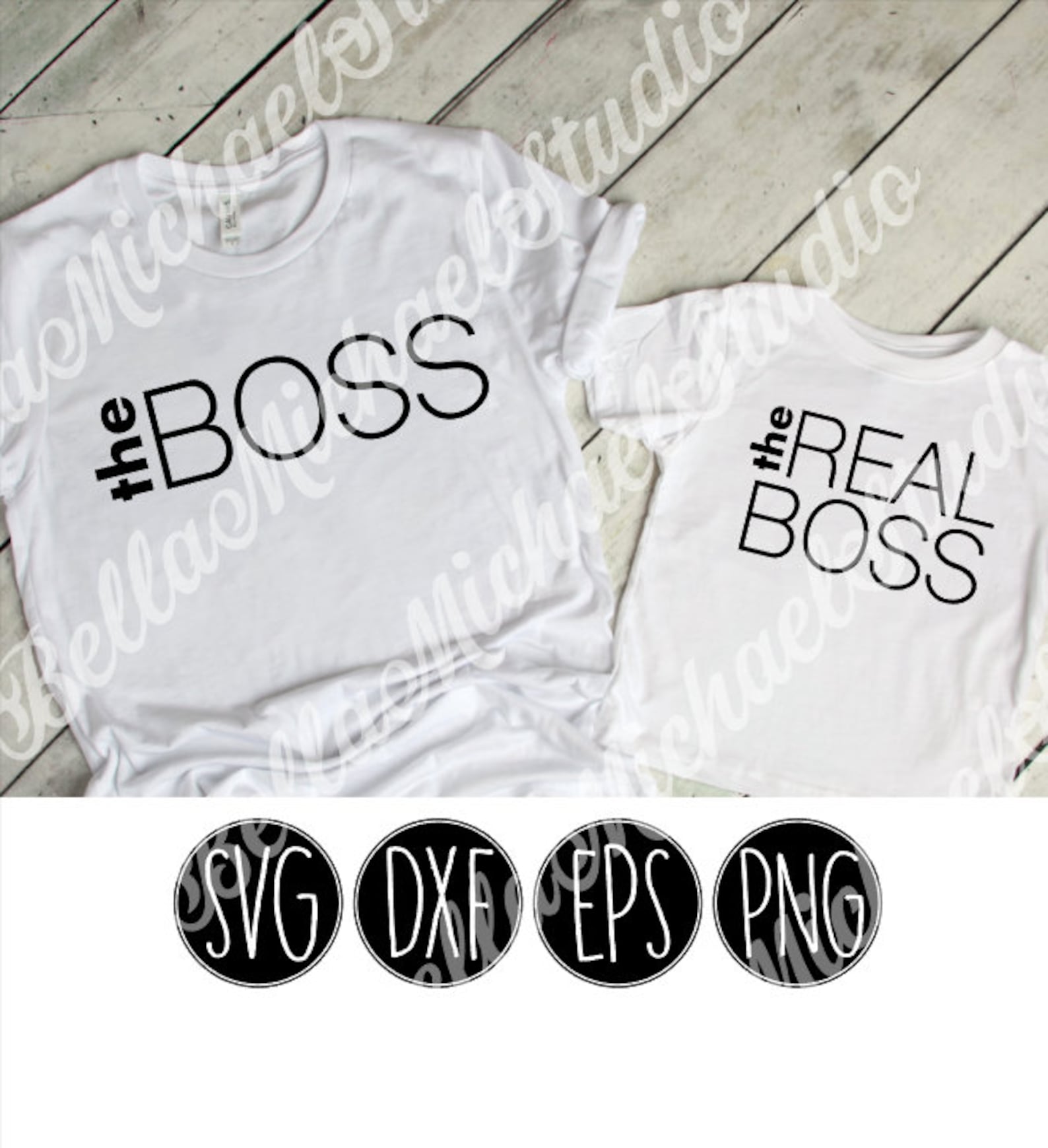 The Boss and the REAL Boss .svg .png .pdf .eps .dxf | Etsy