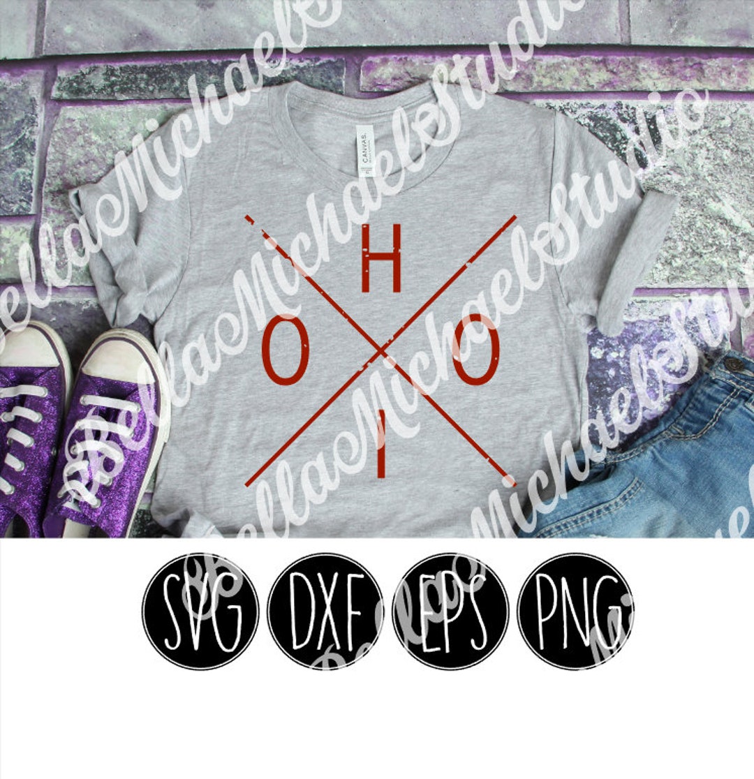 Ohio Cross Distressed .svg .png .pdf .eps .dxf Instant - Etsy