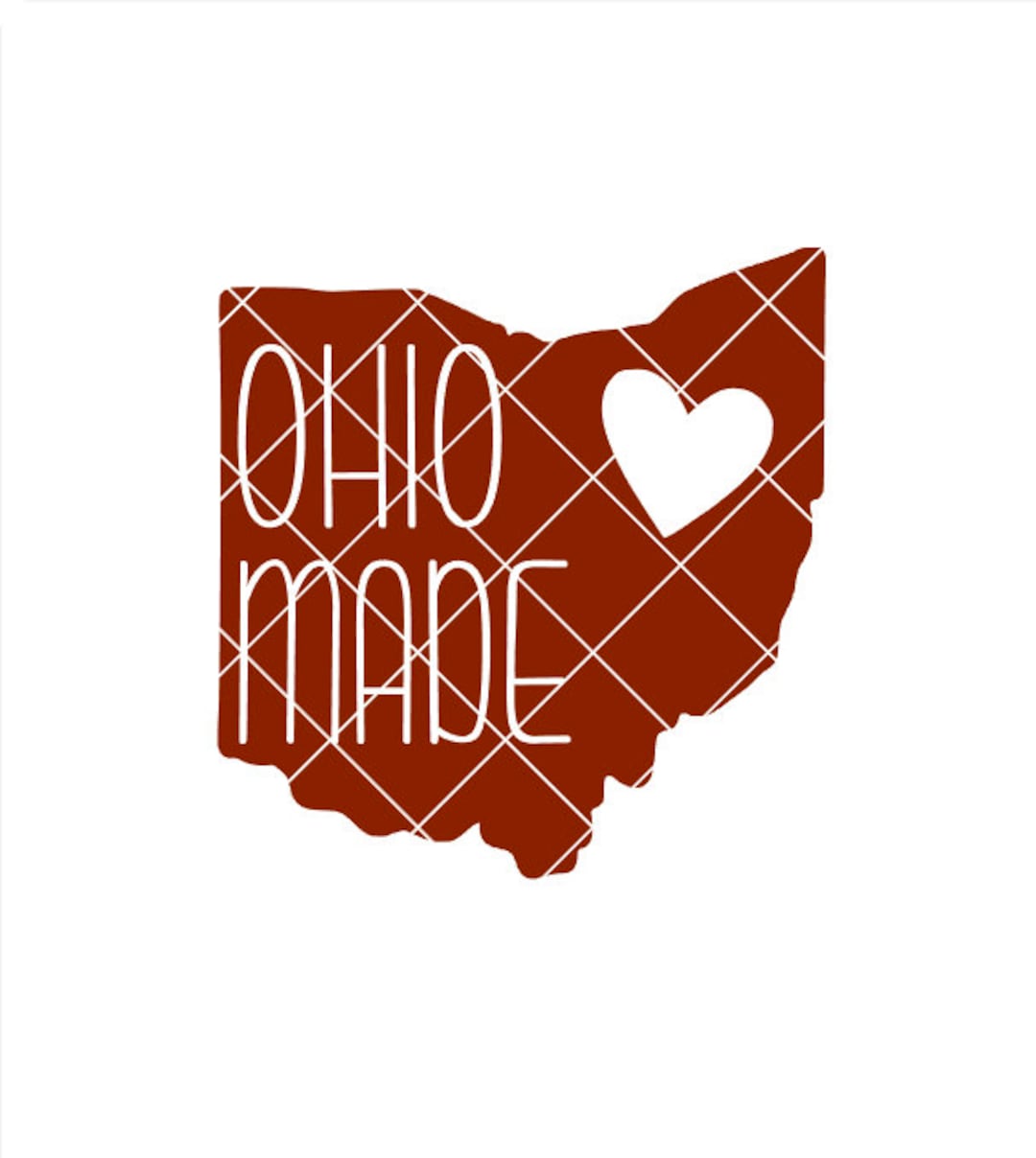 Ohio Made - .svg .png .pdf .eps .dxf - Instant Download - Cut File - Etsy