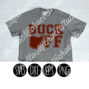 Buck off Block Ohio - .svg .png .pdf .eps .dxf - Instant Download - Cut ...