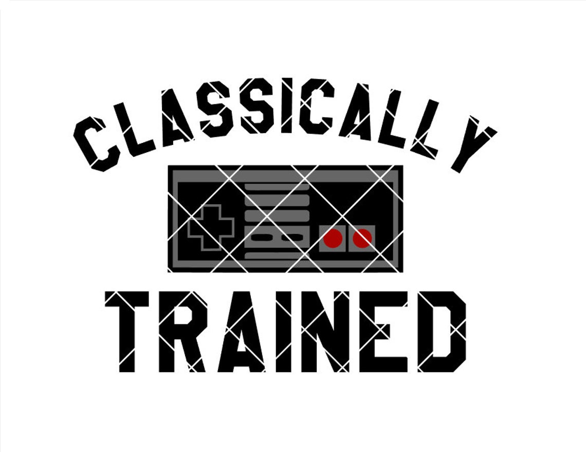 Classically Trained Video Games - .svg .png .pdf .eps .dxf - Instant ...