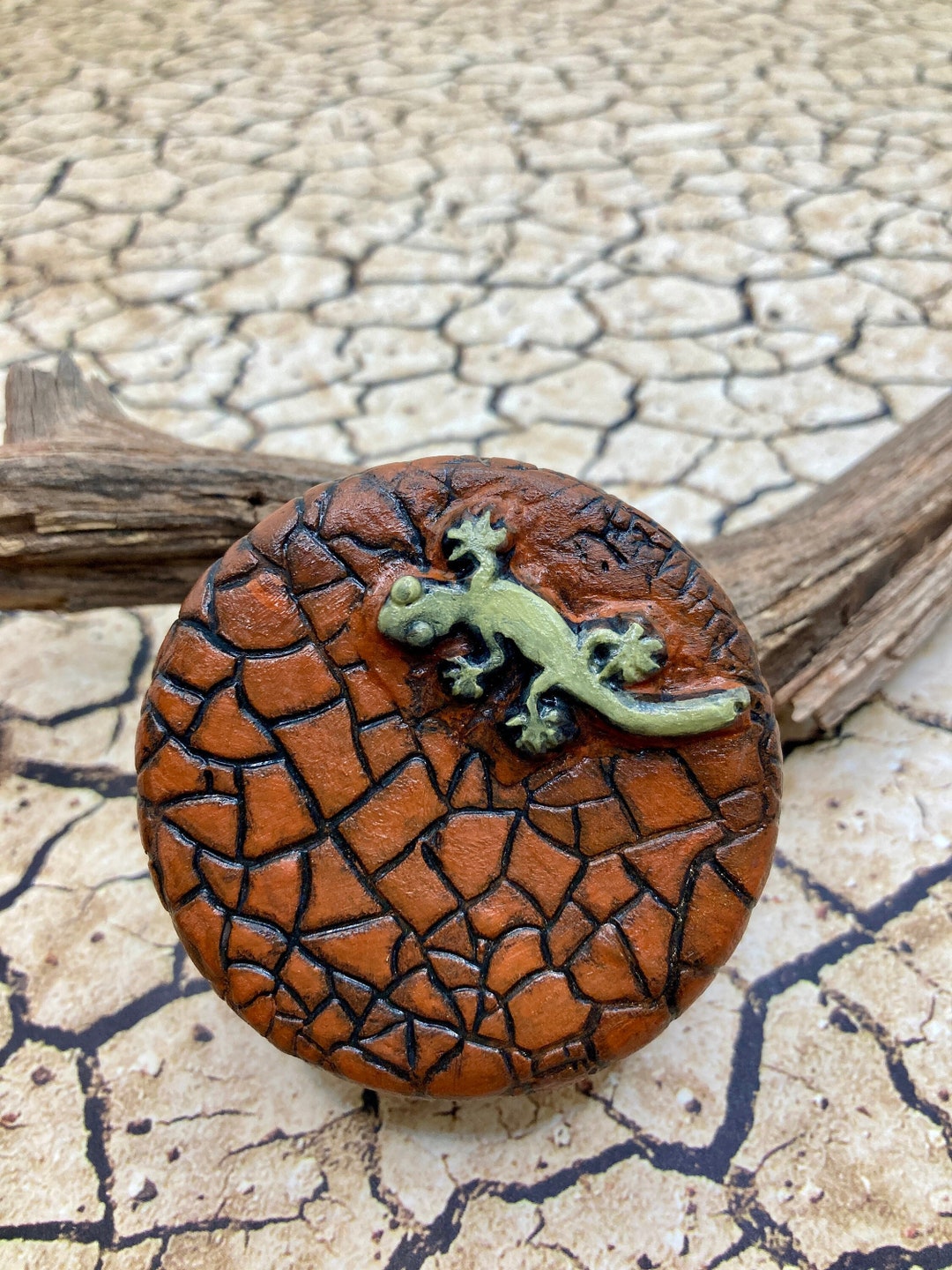 Desert Lizard Stash Box Gecko Box Handmade Cute Container - Etsy