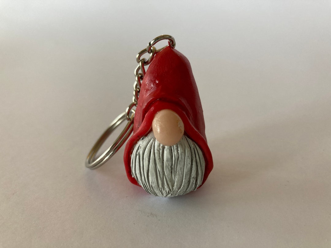 Gnome Keychain - Etsy
