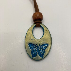 Butterfly Pendant Necklace - Etsy