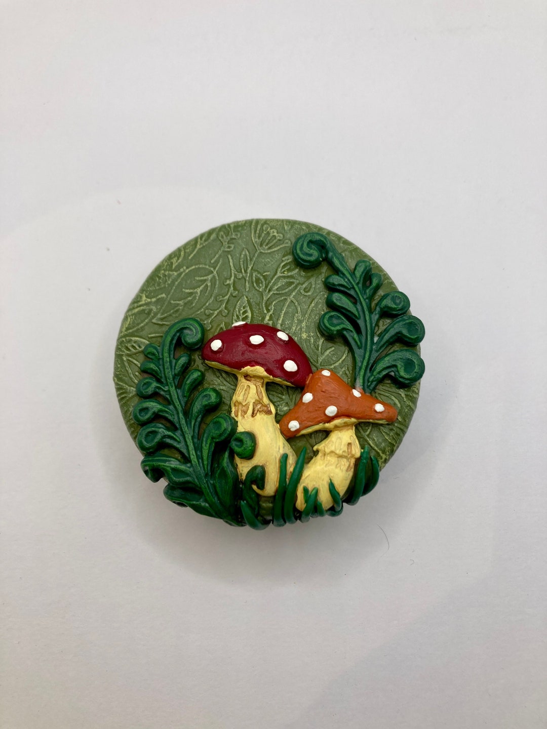 Handmade Mushroom Stash Tin – Polymer Clay Garden Trinket Box - Etsy