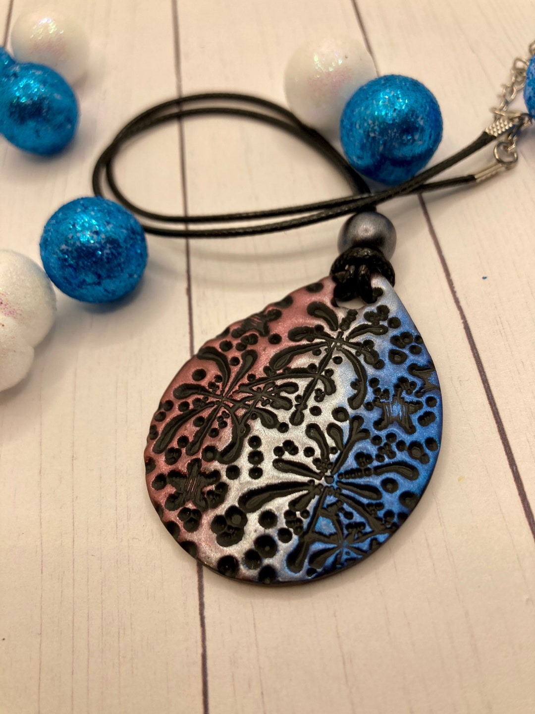 4th of July Fireworks Necklace Independence Day Jewelry Fireworks Clay ...