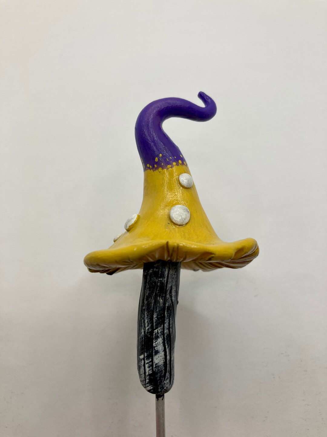 Toadstool Mushroom Garden Ornament - Mushroom Cake Topper - Terrarium ...