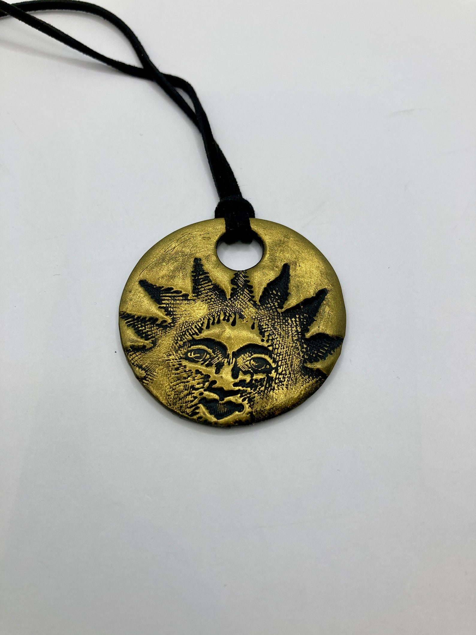 Sun Necklace Sunshine Pendant Gold Sun Necklace Sunrise | Etsy