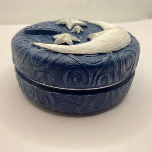Moonlite Night Stash Tin - Dream Container - Handmade Container - Pill ...