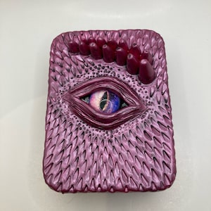 Dragon Stash Box - D&D Dice Box - Handmade Dragon Eye Container ...