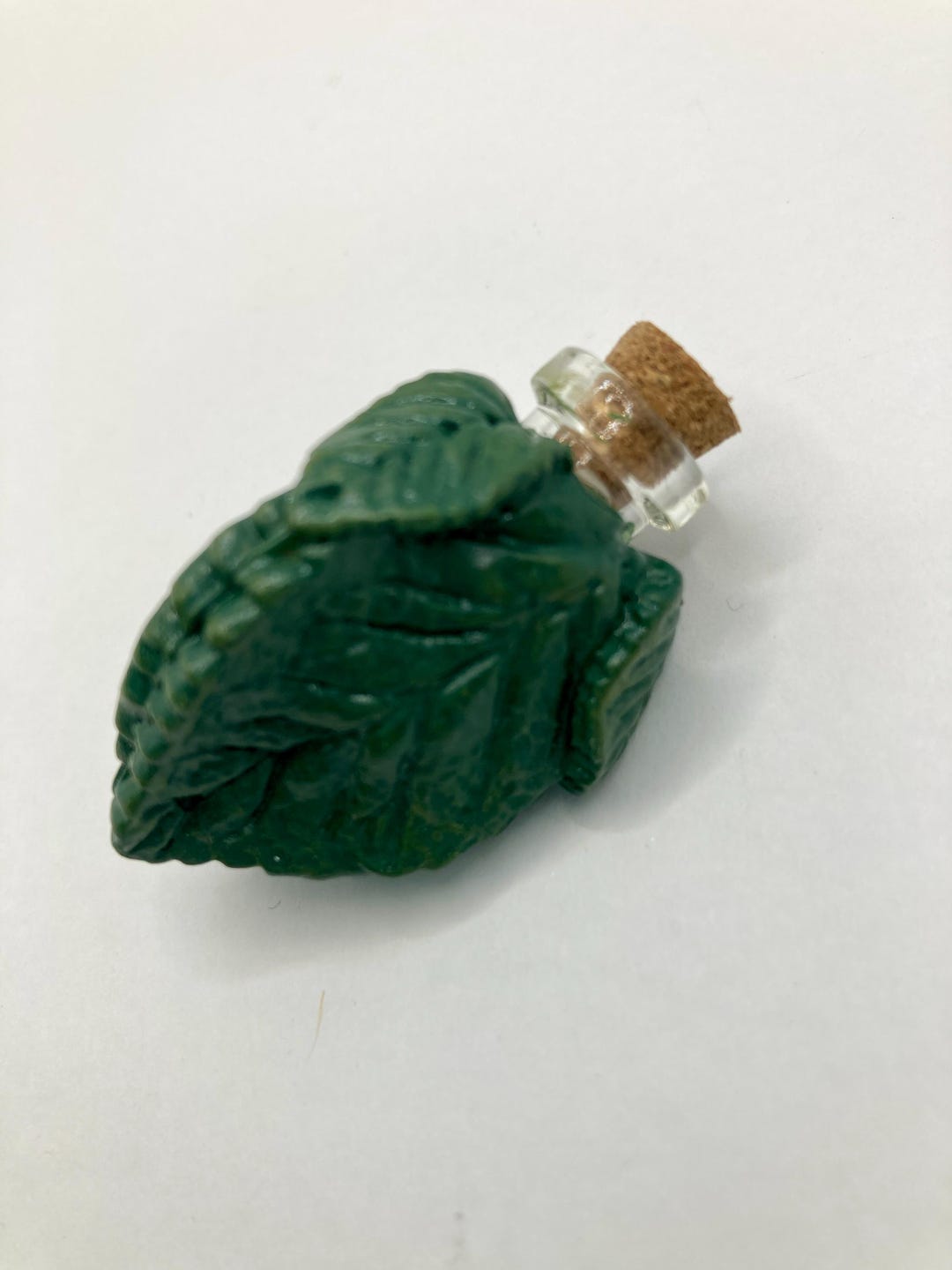 Small Apothocary Leaf Bottle - Fairy Bottle - Novelty Leaf Jar - Elf ...