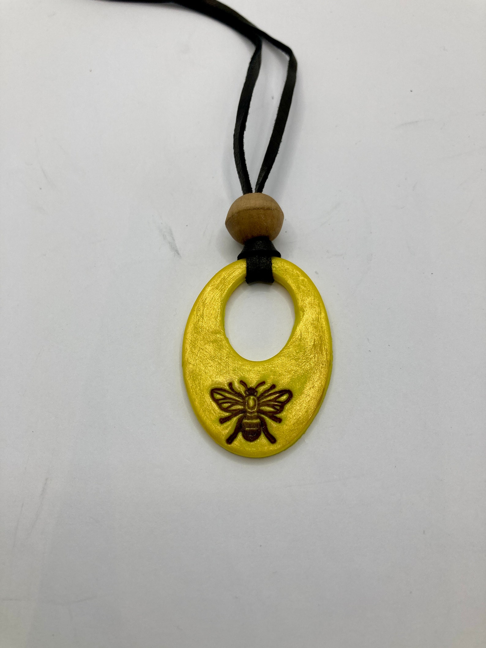 Bumblebee Necklace - Bee Charm Jewelry - Honey Bee Pendant -handmade ...