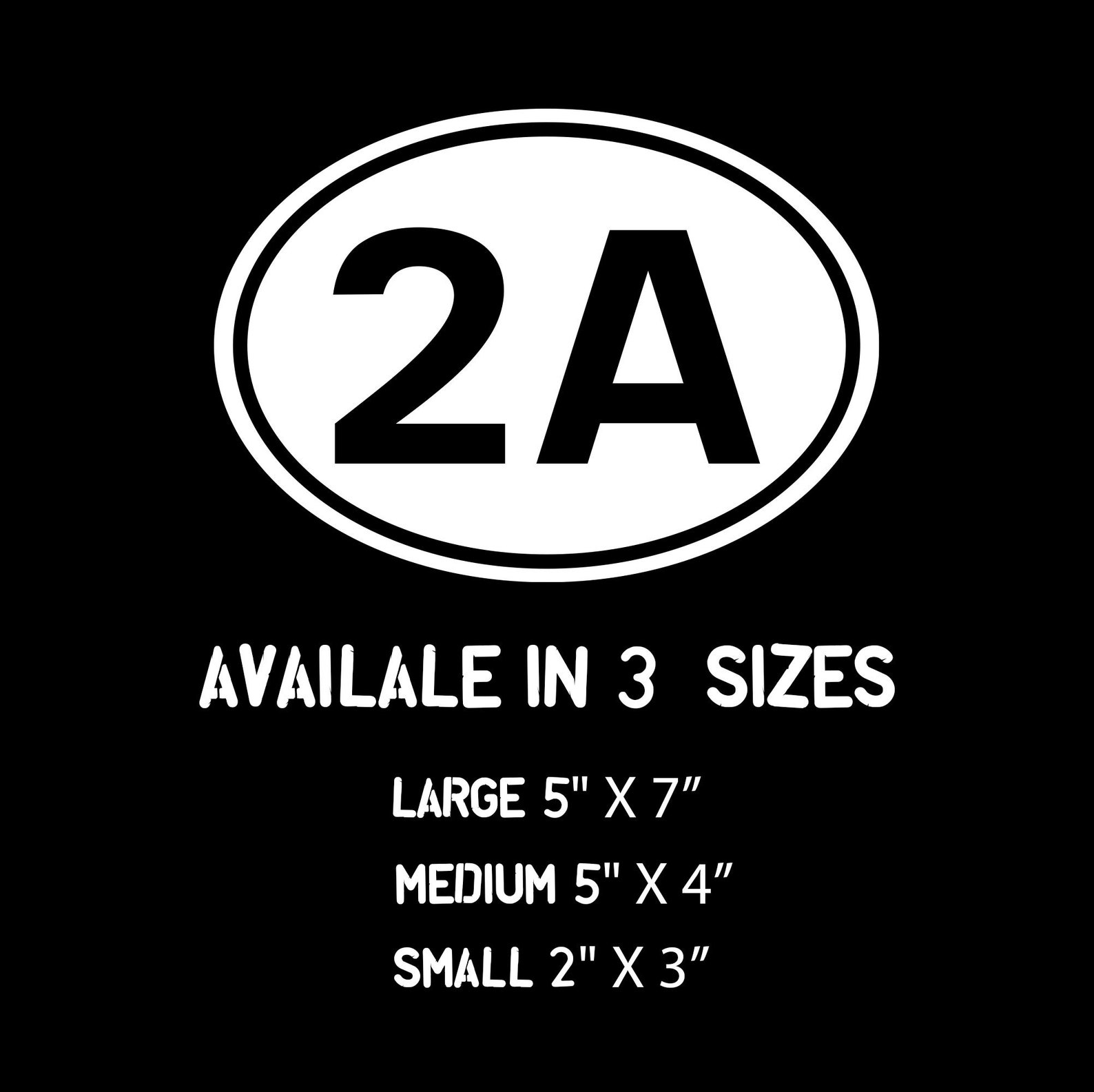 2A Sticker / Decal Second Amendment Car Truck Window Decal | Etsy