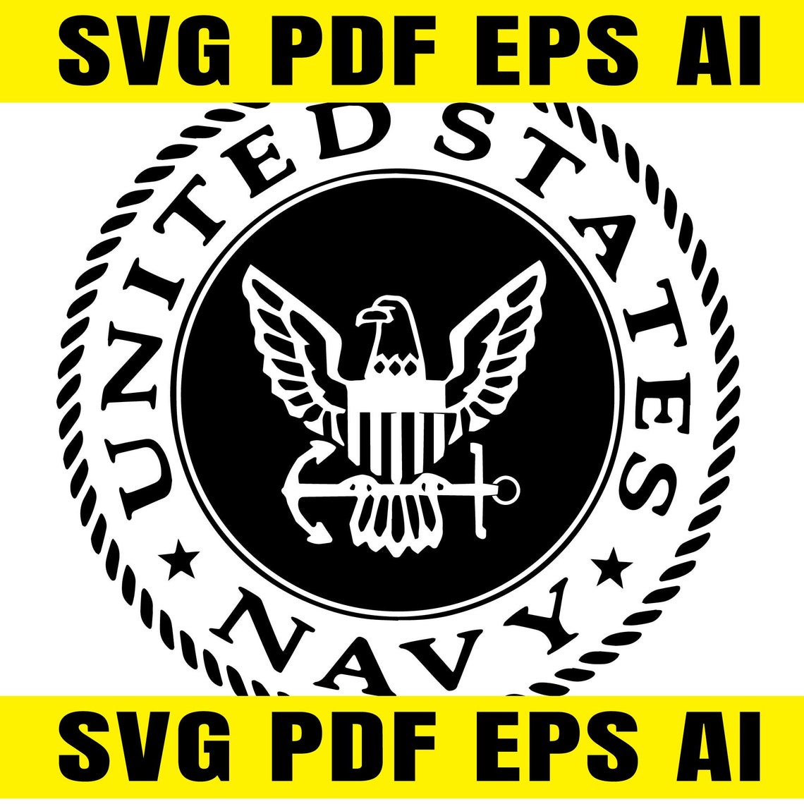 US Navy Logo SVG Pdf Eps Ai Cutfile | Etsy
