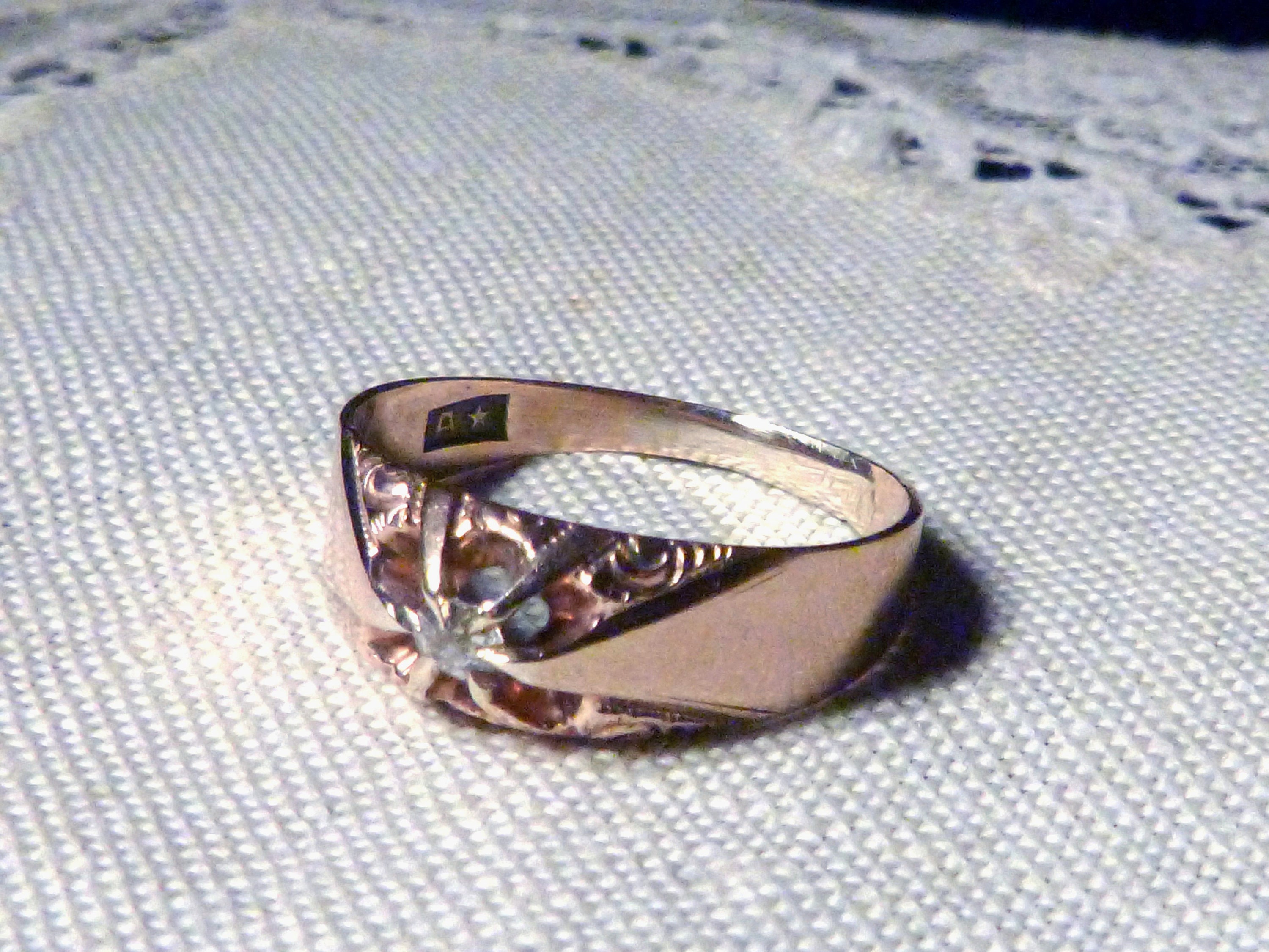 10K Gold Old Swiss Cut Diamond Ring - Etsy
