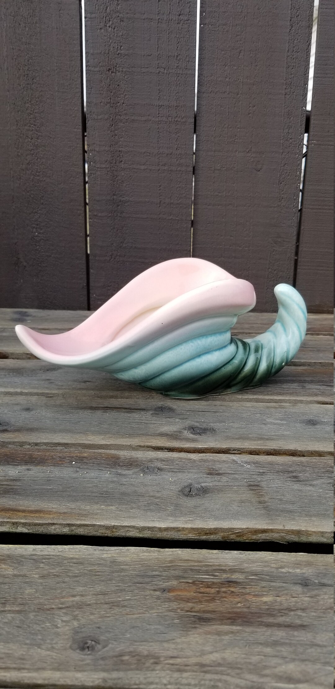 Vintage Hull Cornucopia Planter, 1950s Midcentury Vase, Art Pottery ...