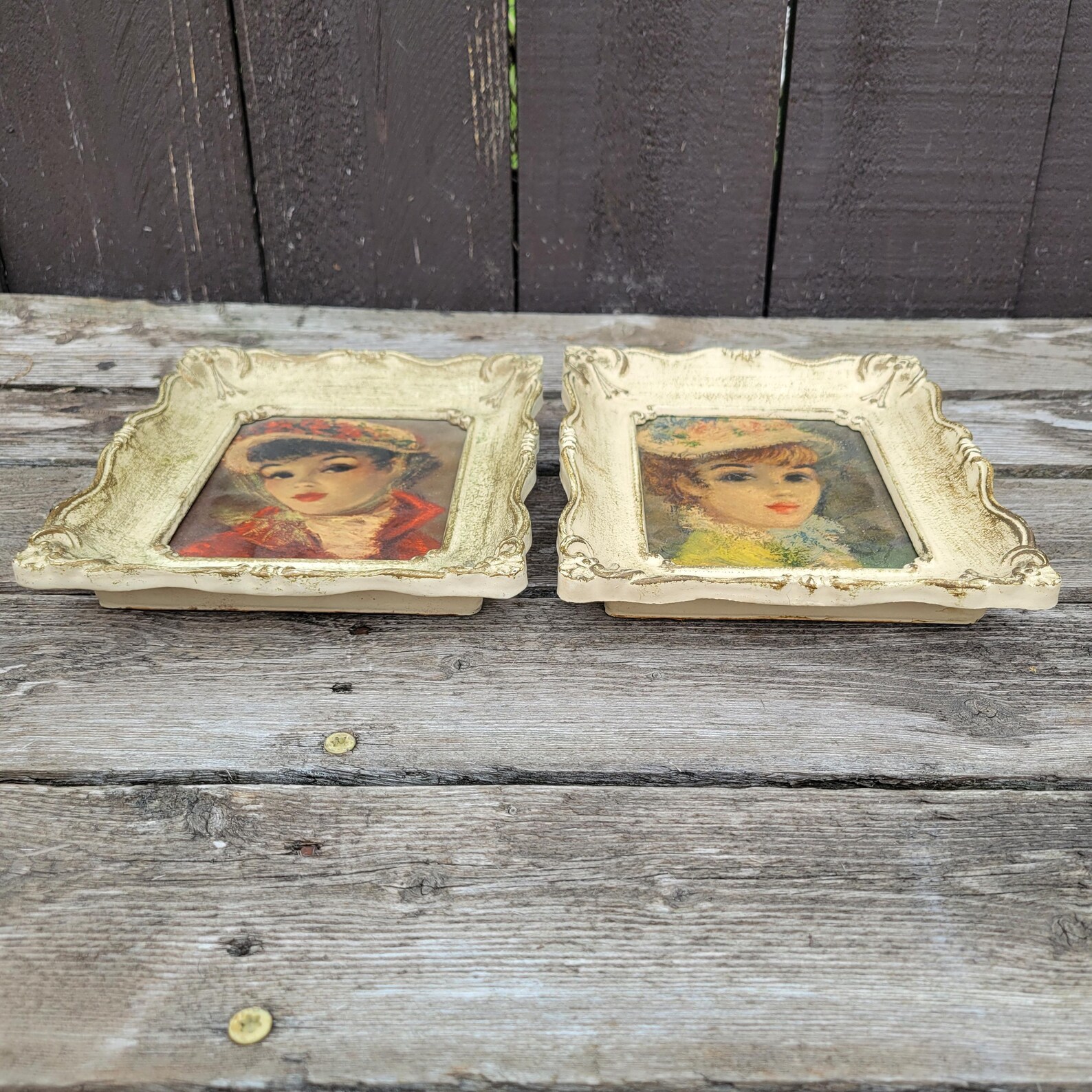 Vintage Huldah Cherry Jaffe Prints: Young Women in Hats, French ...