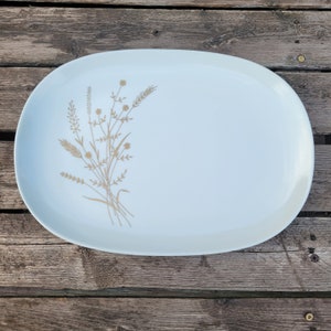 Vintage Texas-ware Melmac Platter: Brown Wheat Pattern, Midcentury ...