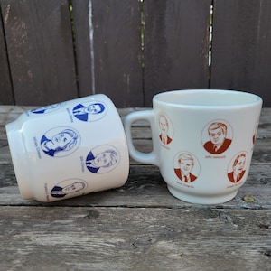 Fishs Eddy Democrat and Republican Ceramic Diner Mugs by Artist Jess ...