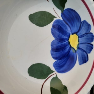 Vintage Blue Ridge Southern Pottery Inc pom Pom Saucers, Set of 4, Folk ...