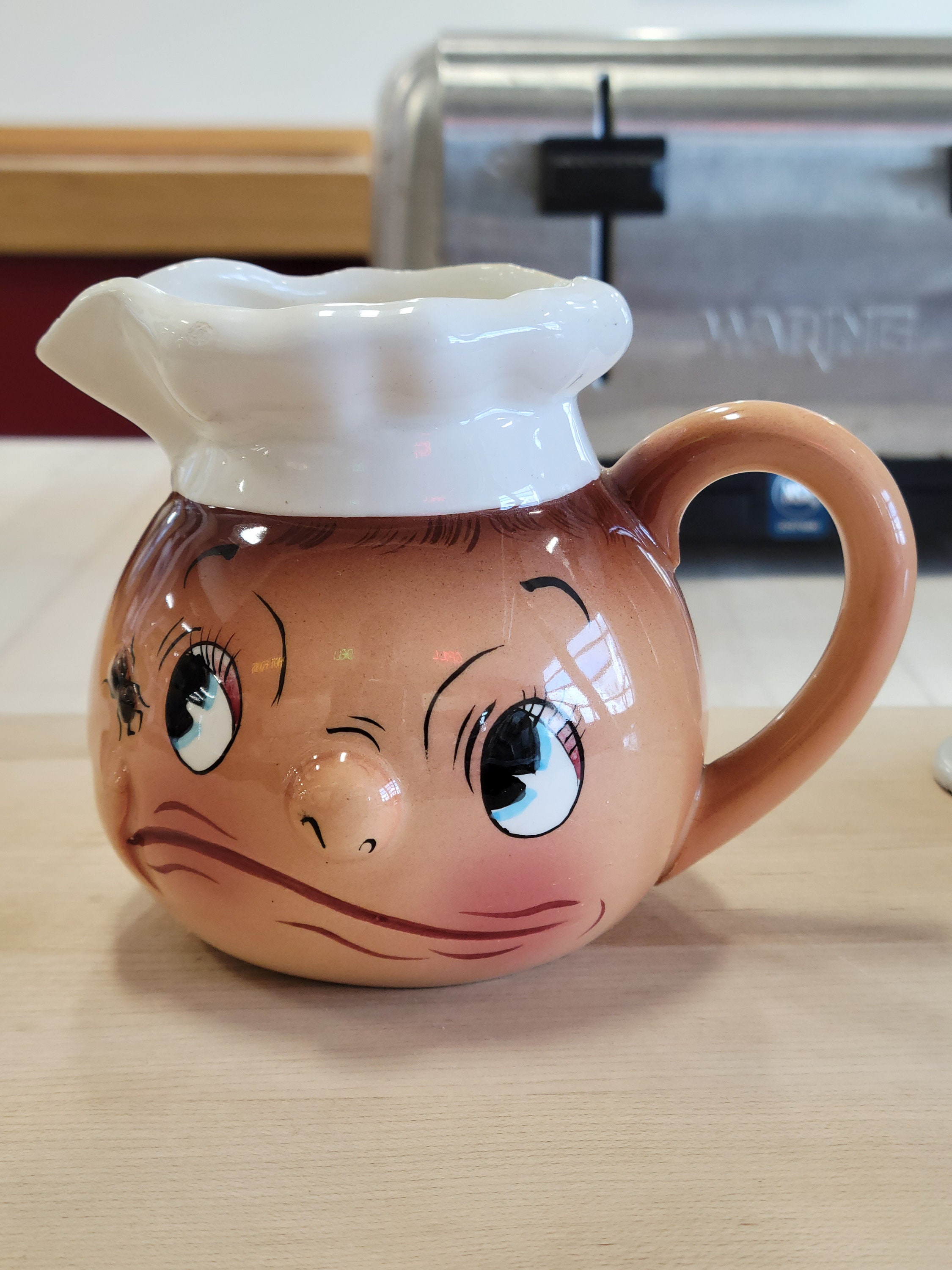 Vintage Ucagco PY Chef Creamer oh My A Fly... | Etsy