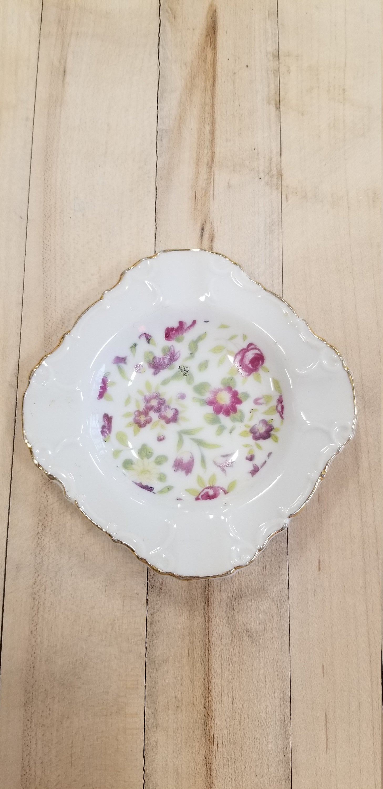 Vintage Victorian Porcelain Butter Pats Set of 5 Round | Etsy