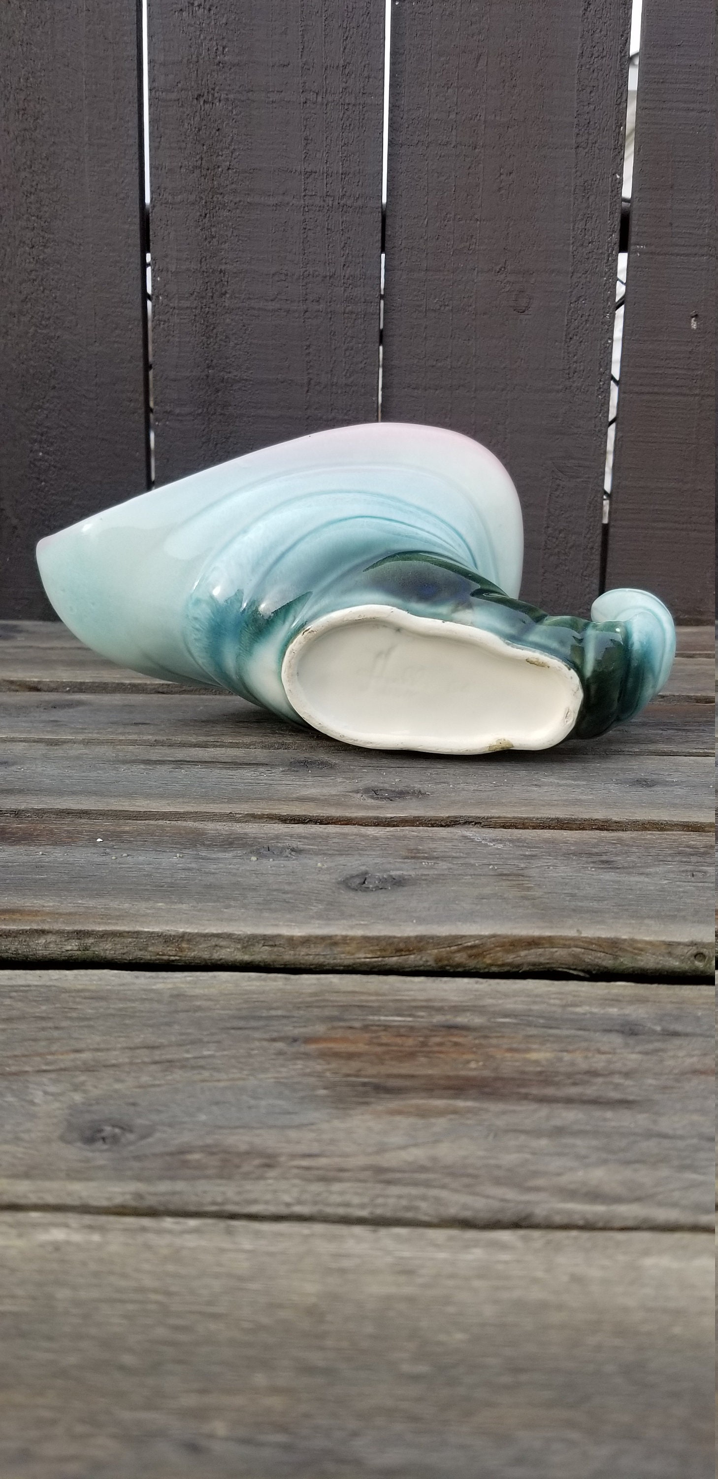 Vintage Hull cornucopia planter 1950s midcentury vase art | Etsy