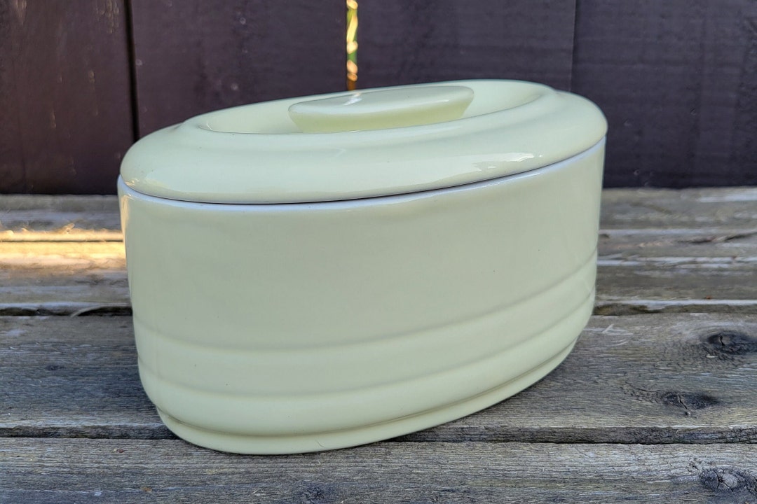 Vintage Hall China Co Westinghouse Refrigerator Dish, "peasant Ware ...