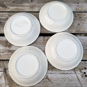 Vintage Blue Ridge Southern Pottery Inc pom Pom Saucers, Set of 4, Folk ...