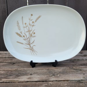 Vintage Texas-ware Melmac Platter: Brown Wheat Pattern, Midcentury ...
