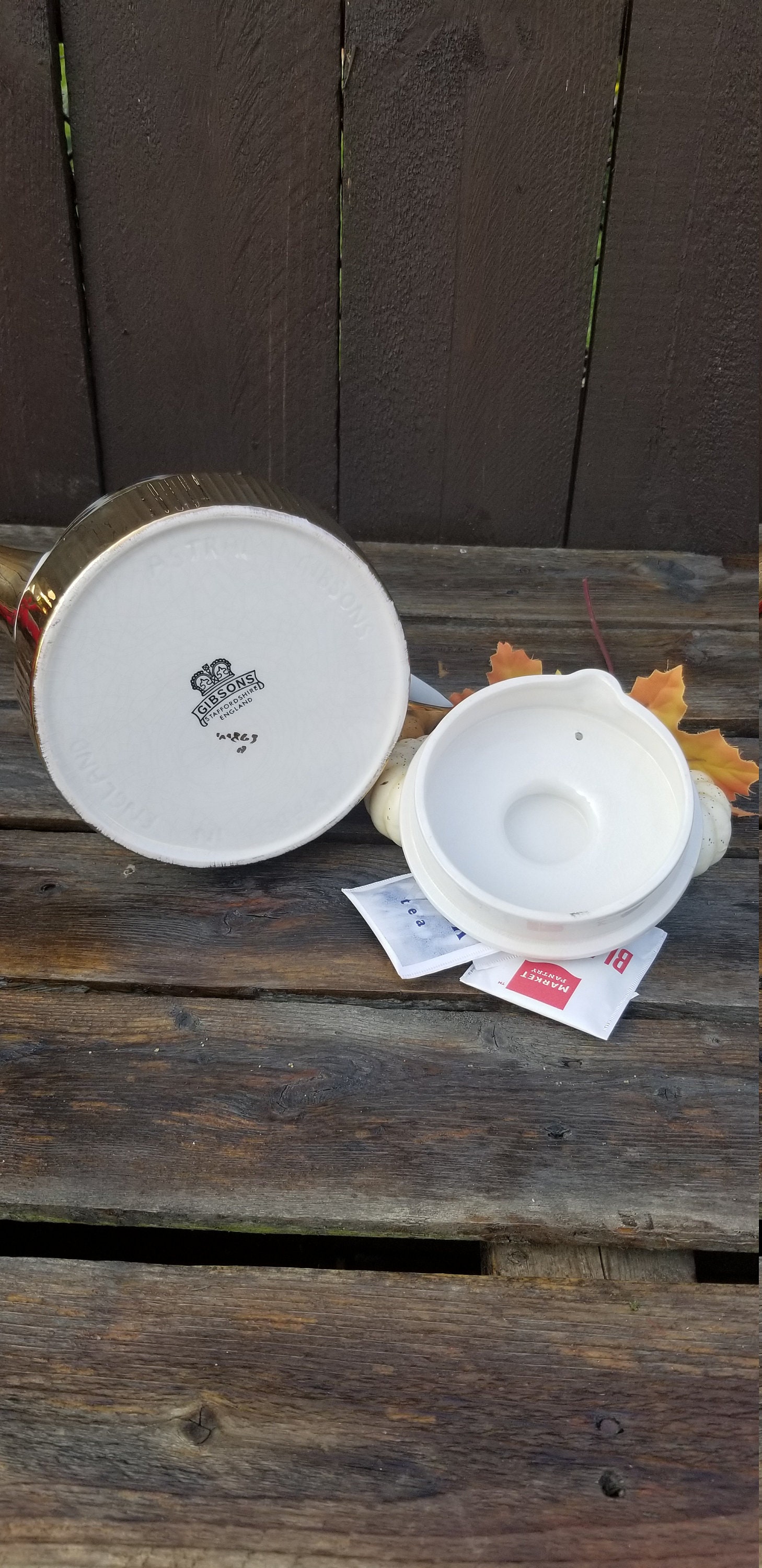 Vintage Gibsons Astral teapot Gibsons fruit & flower teapot | Etsy